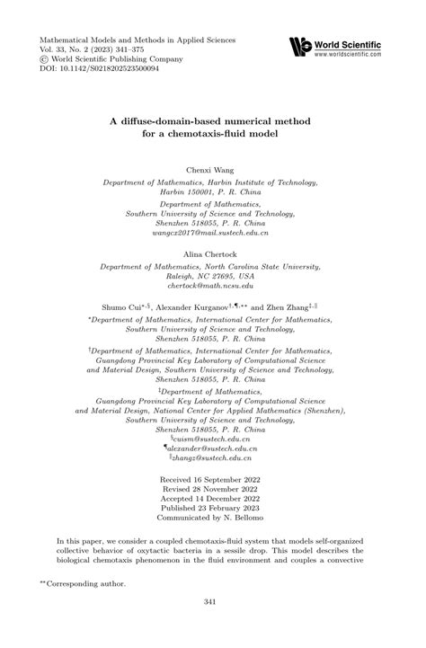 A Diffuse Domain Based Numerical Method For A Chemotaxis Fluid Model