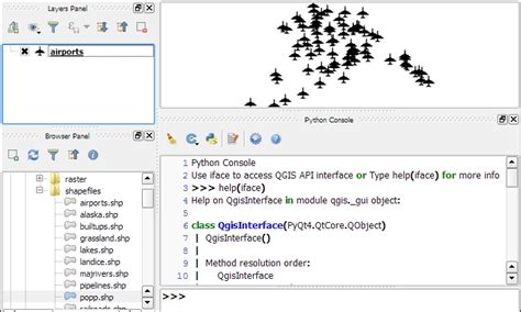 Getting To Know The Python Console Learning Qgis Third Edition