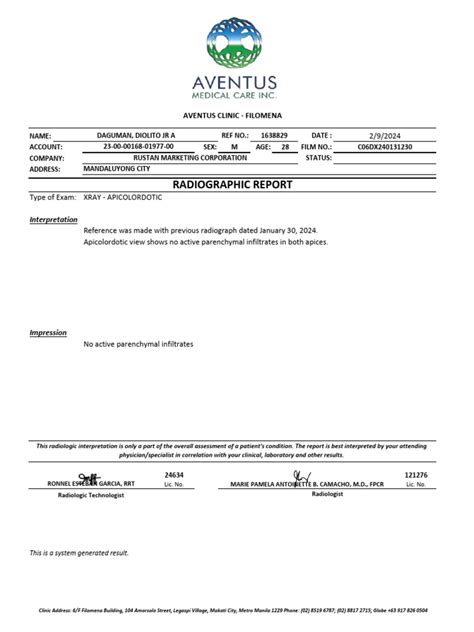 Xray Apicolordotic 1 Pdf