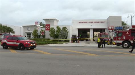 Fire Truck At Station In Lauderhill Goes Up In Flames Wsvn 7news