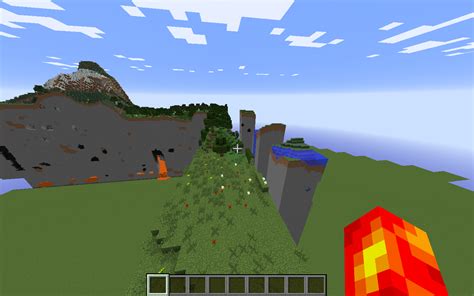 Crazy World Generation Glitch In Superflat Discussion Minecraft