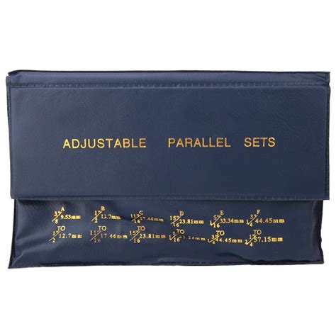 Pcs Steel Adjustable Parallel Block Set Vicedeal