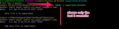 Show Commit History For One Branch Using Git Log With Range Delft Stack
