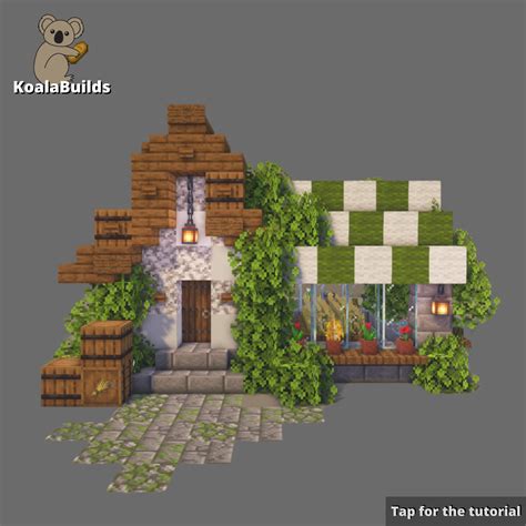 Minecraft Little Cute Greenhouse Made By Me Tap To See Full Tutorial Minecraft City