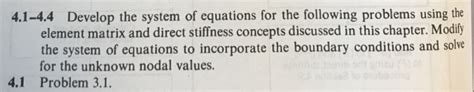 A Obtain The Final System Of Finite Element