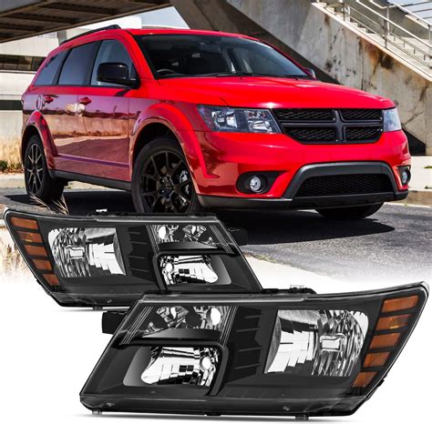 Reinko Headlight Assembly Compatible With 2009 2020 Dodge