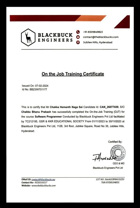 hemanth chakka on linkedin softwareprogramming onthejobtraining careerdevelopment…