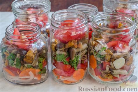 Рецепт: Грибной суп в банках (на зиму) на RussianFood.com