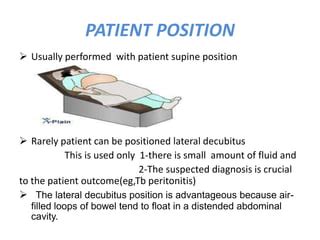 Abdominal Paracentesis Pptx