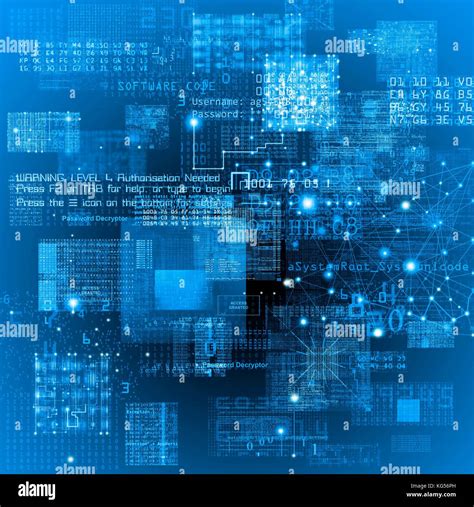 Data And Network Abstract Illustration Stock Photo Alamy