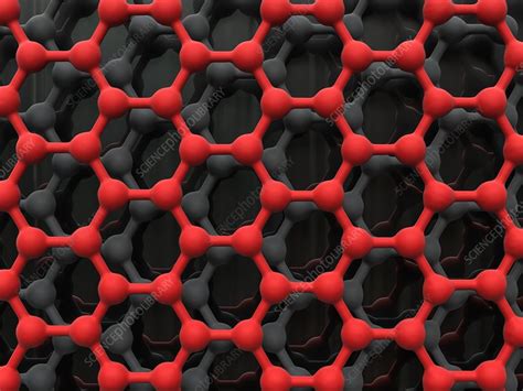 Graphene Sheets Illustration Stock Image C051 1163 Science Photo Library