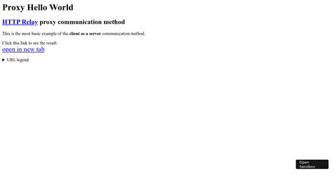 Relay Proxy Hello World Forked Codesandbox