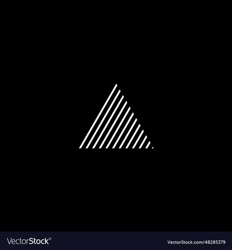 Futuristic Gui Triangle Figure Hud Cyberpunk Vector Image