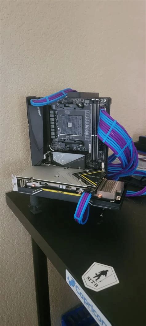 Open Air Itx Case With Radiator Support By Dustybandango Download Free Stl Model