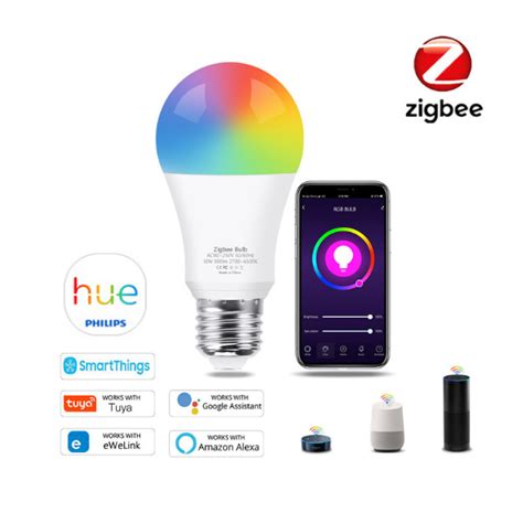 SmartWise RGBW E ZigBee Smart Bulb EWeLink Tuya SmartLife Compatible SmartWise Smart