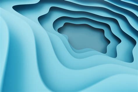 추상 종이 컷 배경 종이 컷 템플릿입니다 디자인 레이아웃 프레젠테이션 전단지 배너 포스터 및 브로셔를 위한 3d 블루 웨이브