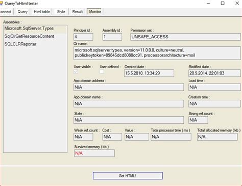Practical Usage Of Sqlclr Building Querytohtml Function Sqlservercentral