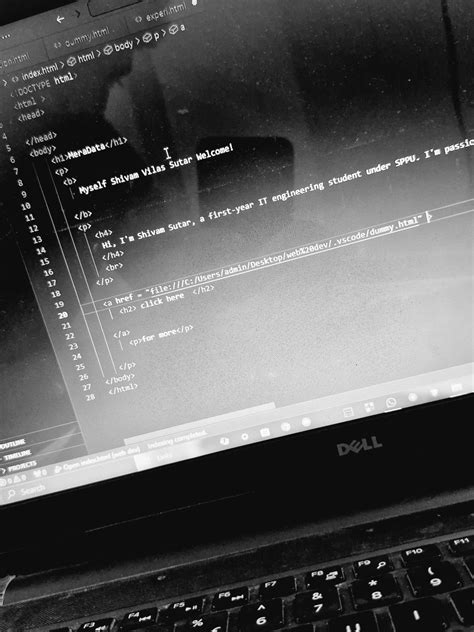 Shivam Sutar On Linkedin Webdevelopment Html Codingjourney