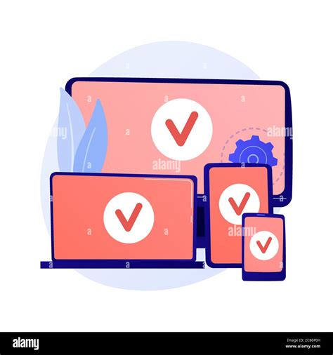 Cross Platform Devices Vector Concept Metaphor Stock Vector Image And Art Alamy