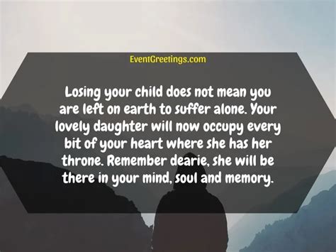 25 Comforting Loss Of A Daughter Quotes Events Greetings