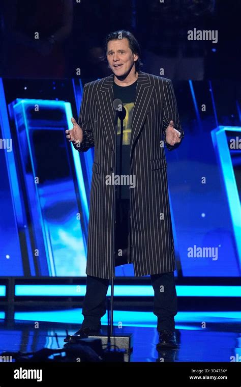 Jim Carrey Speaks During The 2025 Rock And Roll Hall Of Fame Induction