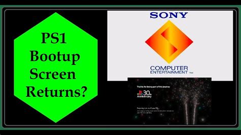Playstation Has Customizable Menu Along With Ps1 Original Bootup Screen
