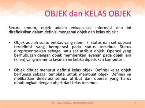 Rpl 012 Perancangan Berorientasi Objek Ppt