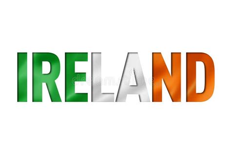 Irish Flag Text Font Stock Illustration Illustration Of Headline