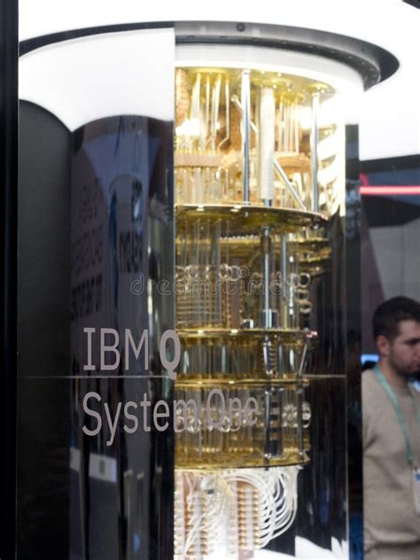 IBM Q System One Quantum Computer At The Consumer Electronic Show CES 2020 Editorial Stock Image