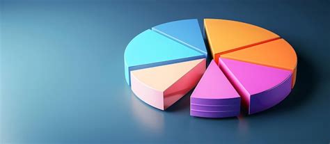 Pie Chart Showing Market Segmentation Premium Ai Generated Image