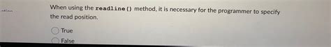 solved when using the readline ﻿method it is necessary