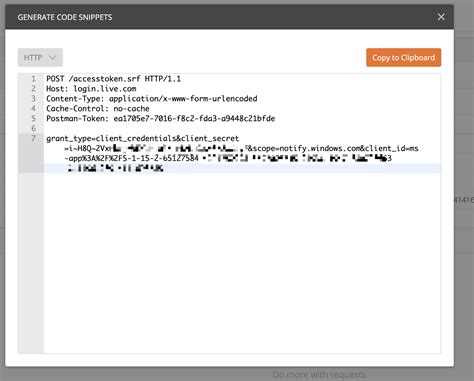 “invalid client id” when getting the notification token microsoft qanda
