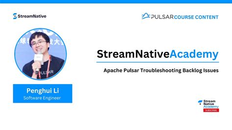 Apache Pulsar Troubleshooting Backlog Issues 1hr 30 Min Youtube
