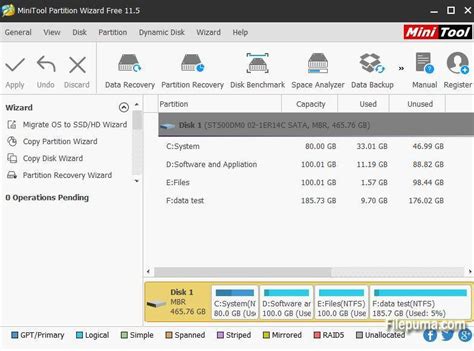 Download Minitool Partition Wizard Free Edition 100 For Windows