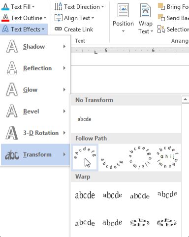 How To Curve Letters In Word Paseeisrael