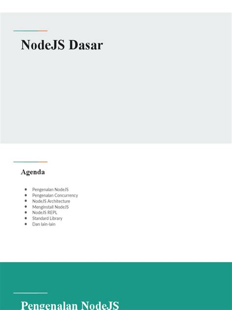 Nodejs Dasar Pdf