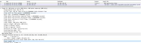 Ssl In Wireshark Why Is The Total Length Of Ip Packets Showing 1 Byte Less Than Frames