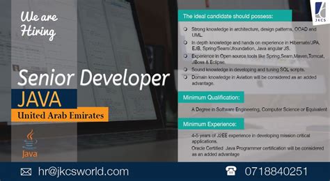 Senior Developer Java