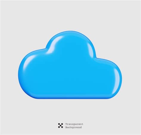 Premium PSD Cloud Symbol Isolated General Ui Icon Set Concept 3d