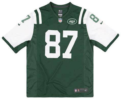 2014 16 New York Jets Decker 87 Nike Game Jersey Home Y