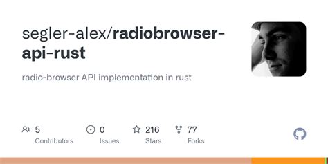 Github Segler Alexradiobrowser Api Rust Radio Browser Api Implementation In Rust