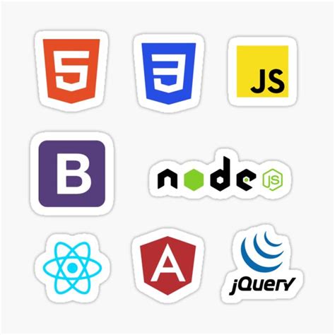 Front End Developer Pack Sticker By Webdevlife Redbubble