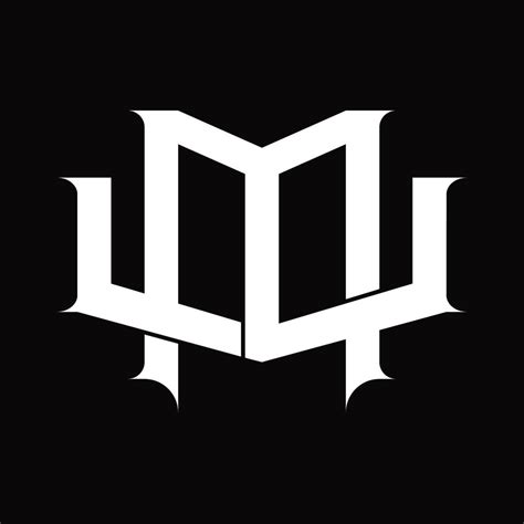 Vm Logo Monogram With Vintage Overlapping Linked Style Design Template 16579254 Vector Art At
