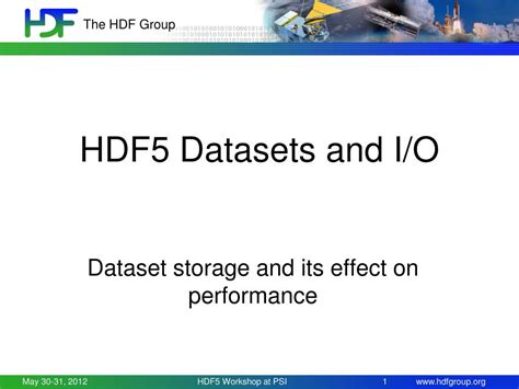 Ppt Hdf5 Datasets And Io Powerpoint Presentation Free Download Id