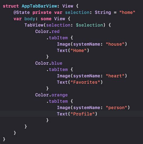 Swiftui Mater Custom Tabview