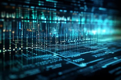 Premium Photo 3d Rendering Of Binary Code On Blue Background Ai Generated