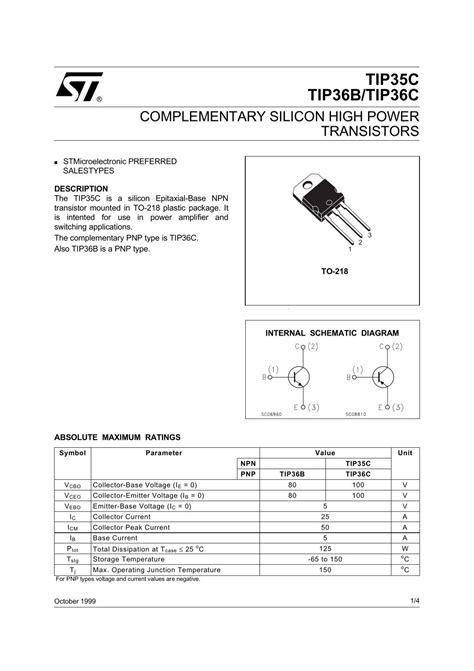 Complementary Silicon High Power Transistors