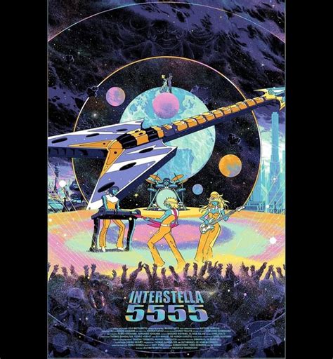Interstella 5555 The 5tory Of The 5ecret 5tar 5ystem Poster By Kilian Eng R Daftpunk