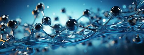 Premium Photo An Artistic Representation Of A Molecular Atom Model Symbolizing Concepts