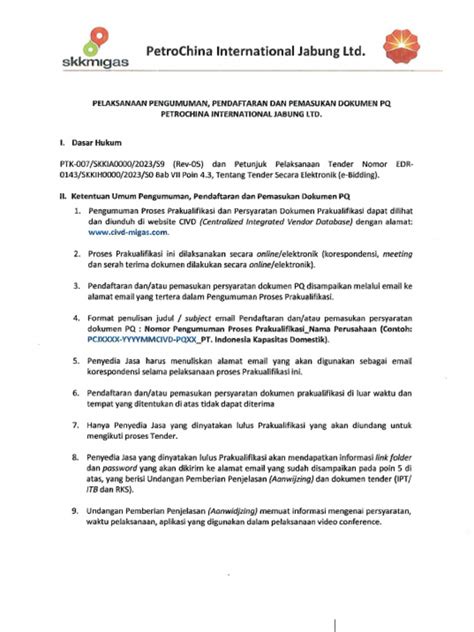 Epc Bgp Jabung Instrument Minor Modification Pdf